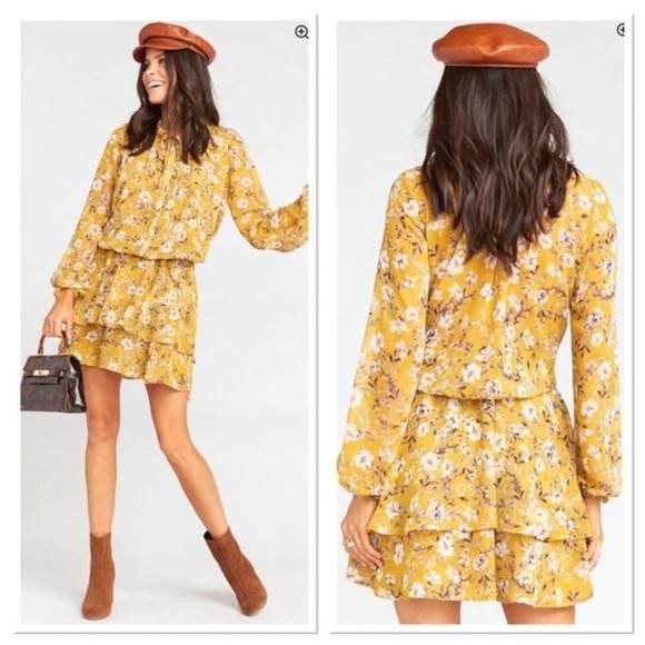 Show Me Your MuMu | Tops | Show Me Your Mumu Yellow Channing Floral ...